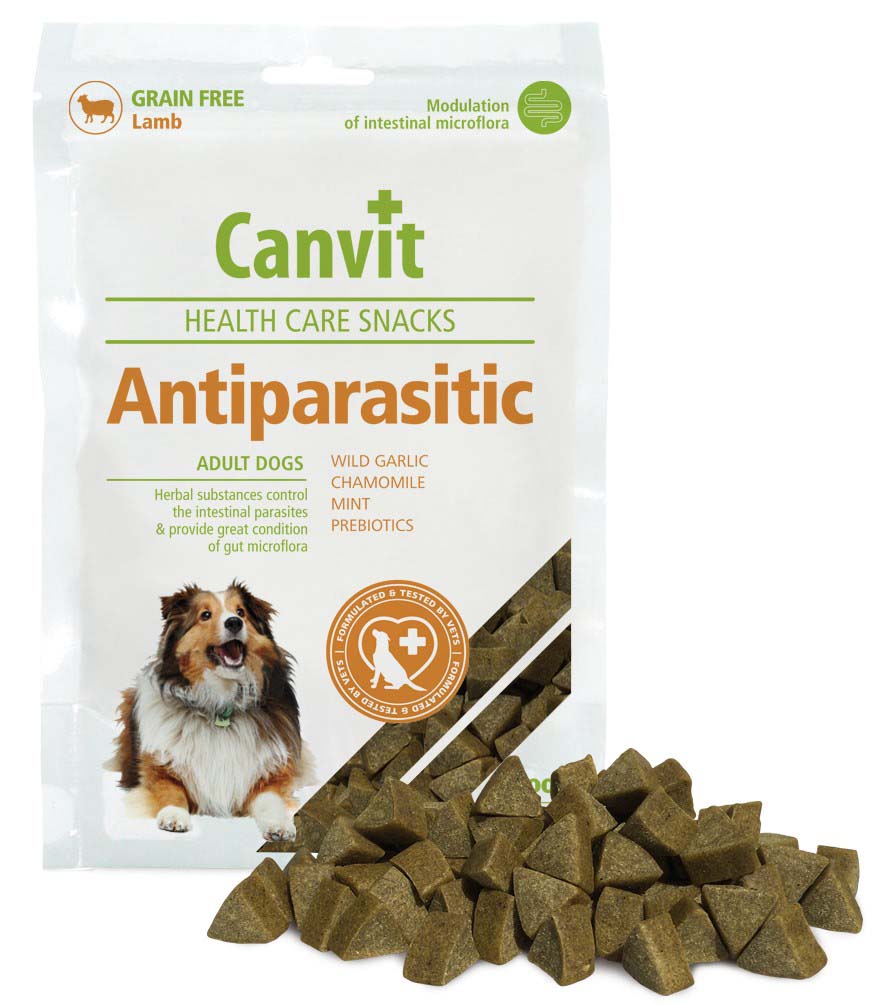 Canvit Antiparasitic poslastica za pse s janjetinom, 200g