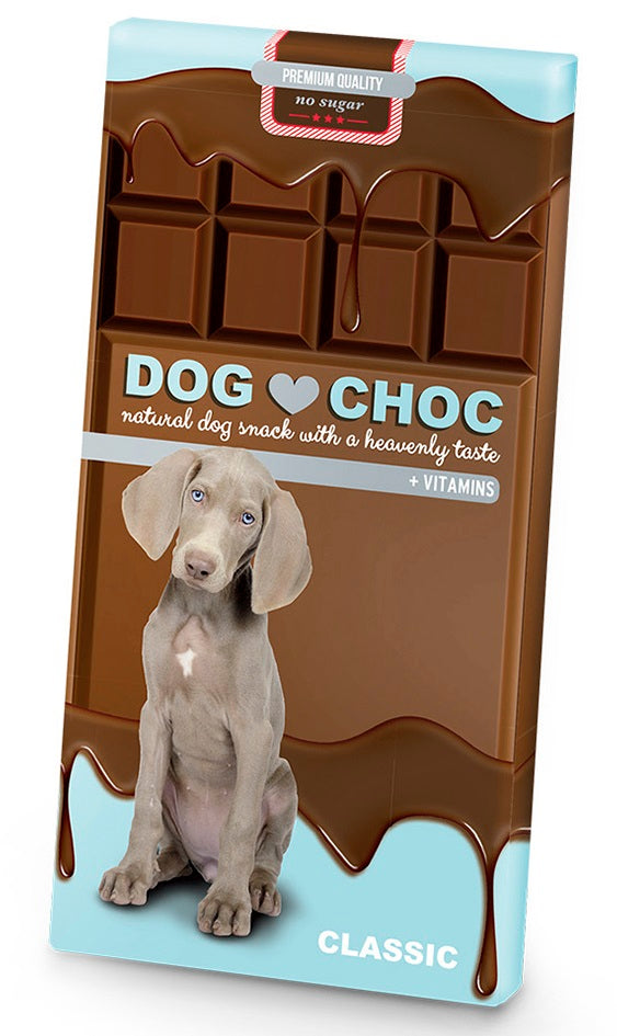 DUVO+ Dog Choc Classic, čokolada za pse, 100g