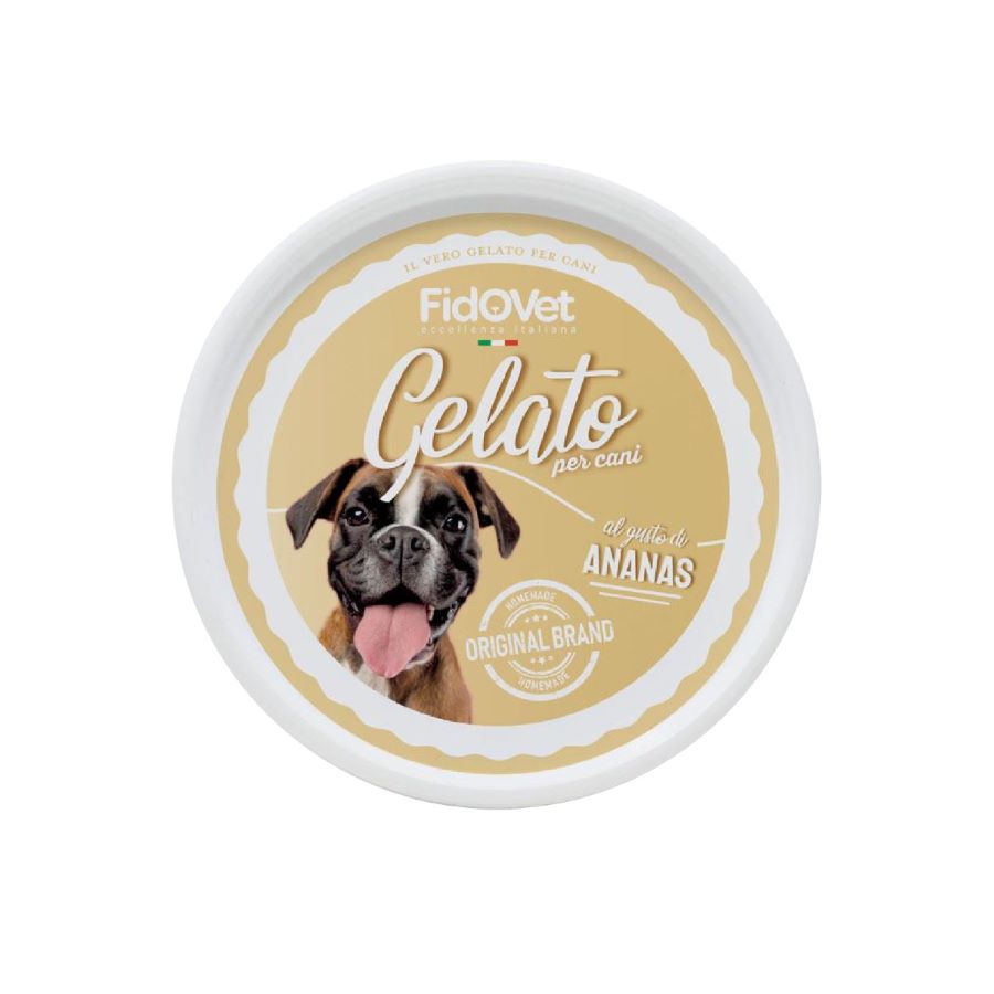 Fidovet Gelato sladoled za pse s okusom ananasa, 40g