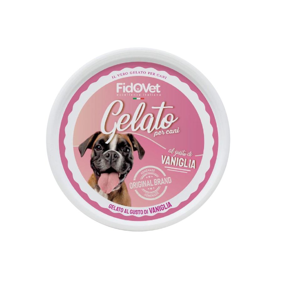 FIDOVET Gelato sladoled za pse s okusom vanilije, 40g