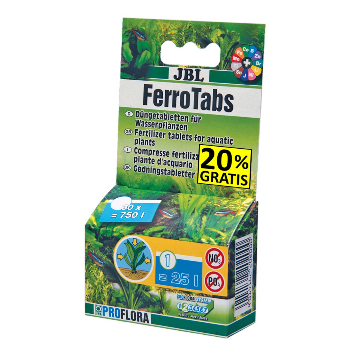 JBL Ferrotabs gnojivo u koncentratu u obliku tableta 30tab