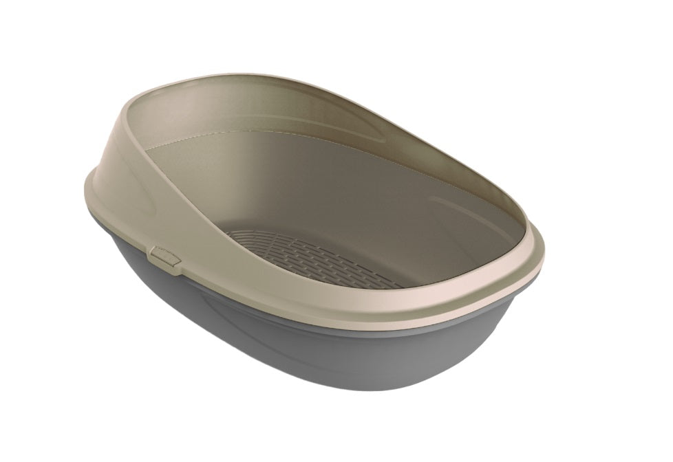 PETMAX Pop up Comfort, WC za mačke, 59x39xh27cm, moka